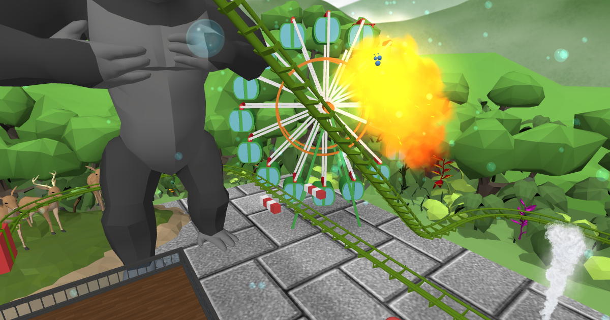 CoSpaces Edu :: Roller coaster template