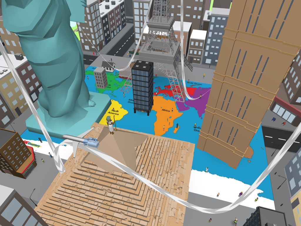 CoSpaces Edu :: Around the World In 33 Seconds Coaster