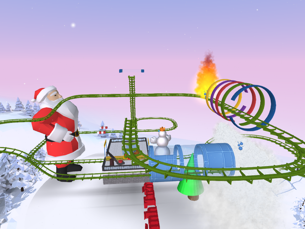 CoSpaces Edu :: Roller coaster template