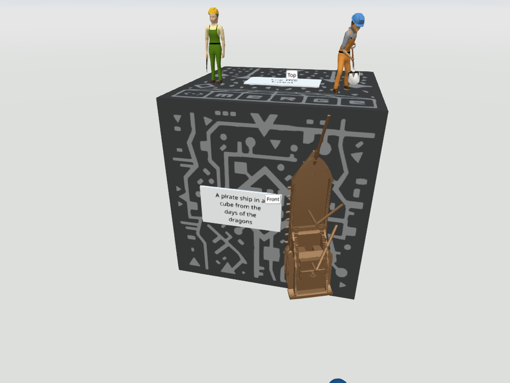 CoSpaces Edu :: Riley's AR project