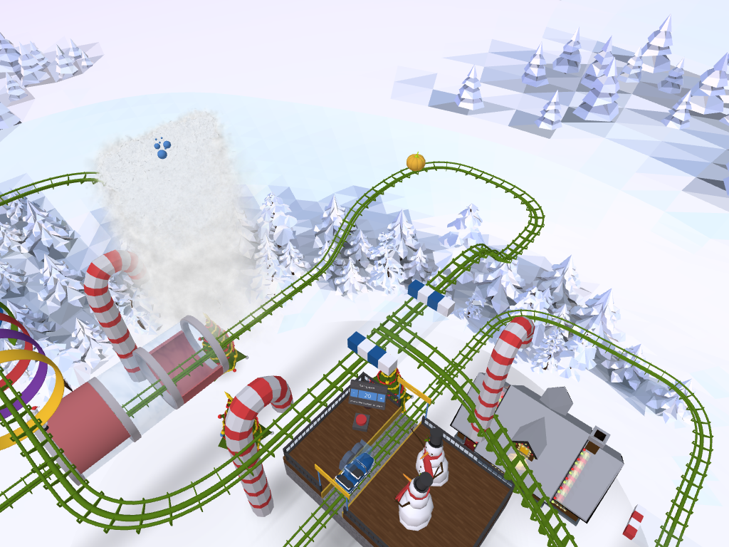 CoSpaces Edu :: Roller coaster template