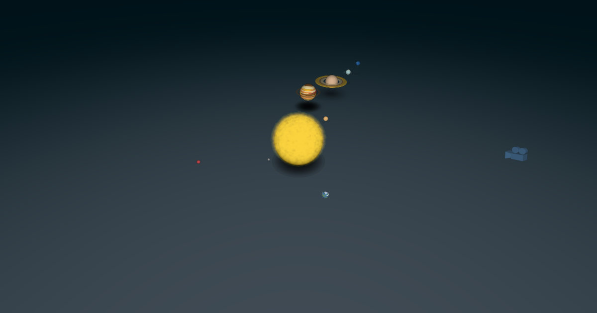 CoSpaces Edu :: Solar System Demo