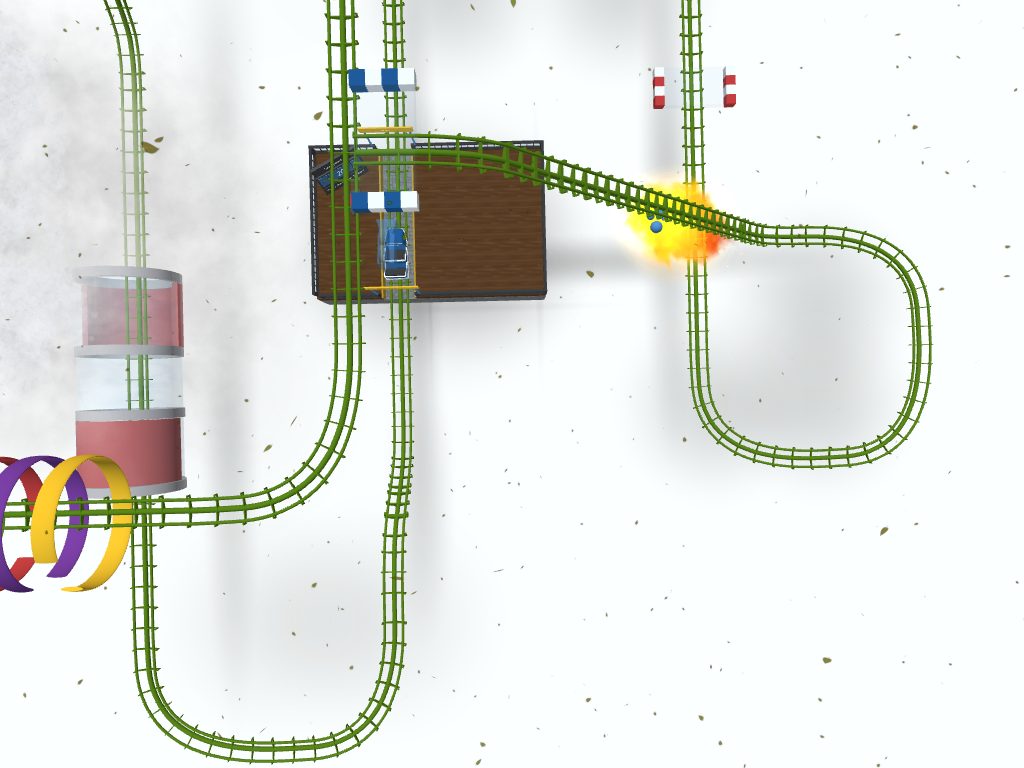 CoSpaces Edu :: Roller coaster template 1